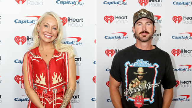 Riley Green, Raelynn share sweet moment backstage at the iHeartCountry Fest