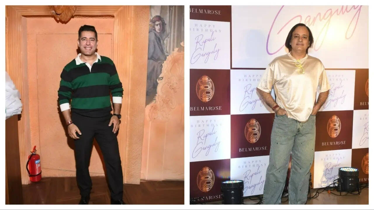 Rupali Ganguly Plays The Perfect Host At Her Birthday Bash