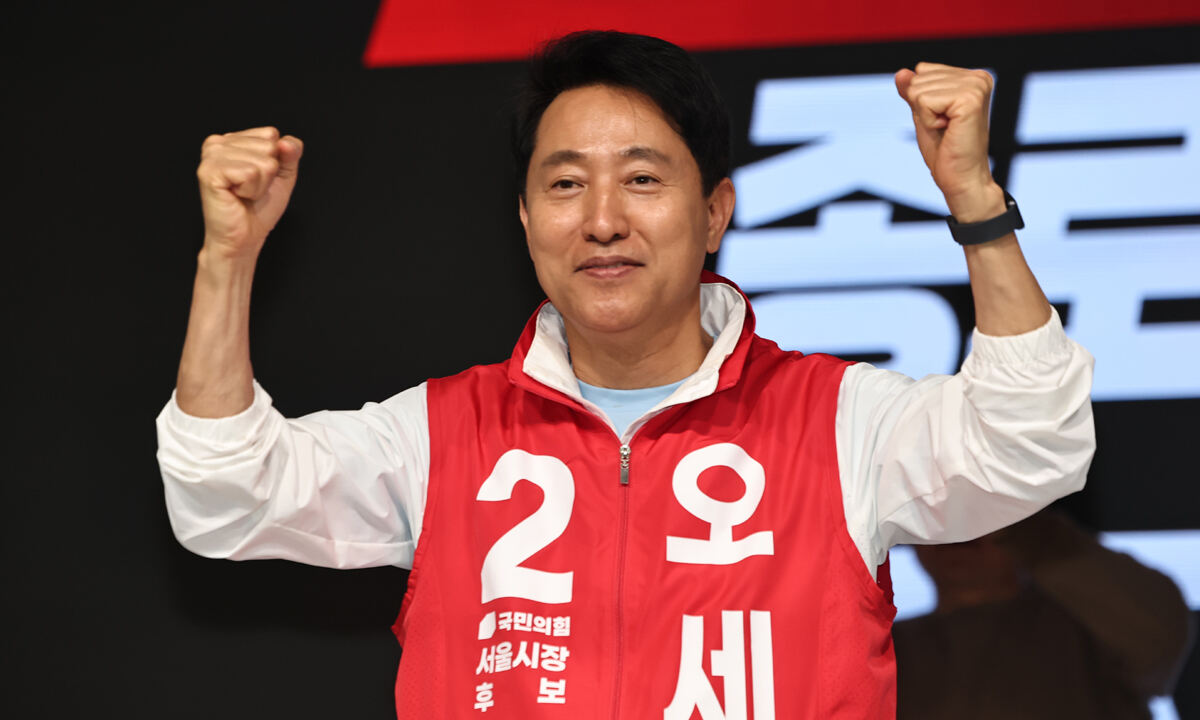 “吳, 슬로 주택공급” “與 탓 부동산 지옥화” [6·3 지방선거]