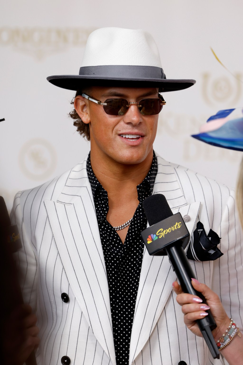 Jaxson Dart, girlfriend Marissa Ayers stun at 2026 Kentucky Derby