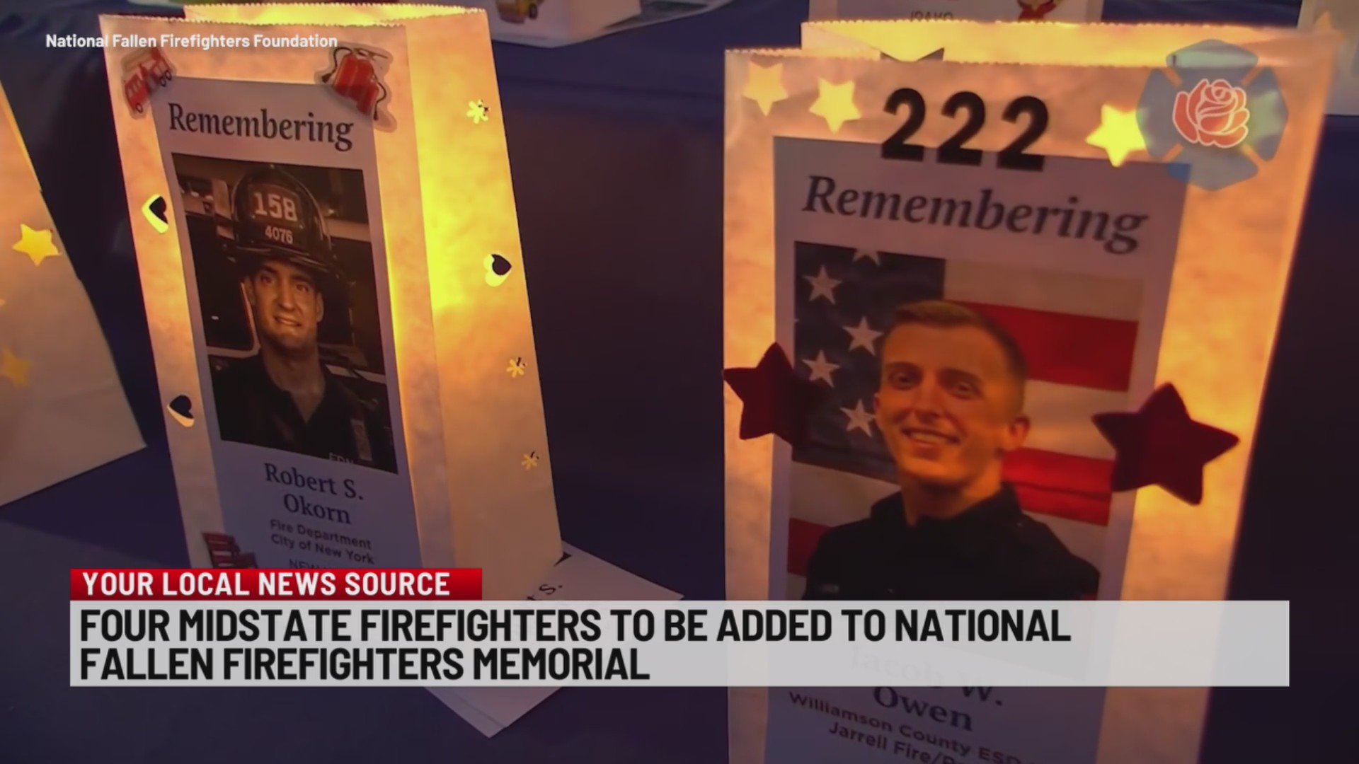 Four local firefighters recognized during National Fallen Firefighters ...