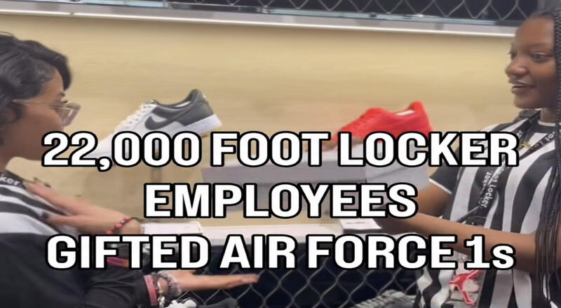 Foot Locker and Nike gift all 22,000 Foot Locker employees a pair of ...