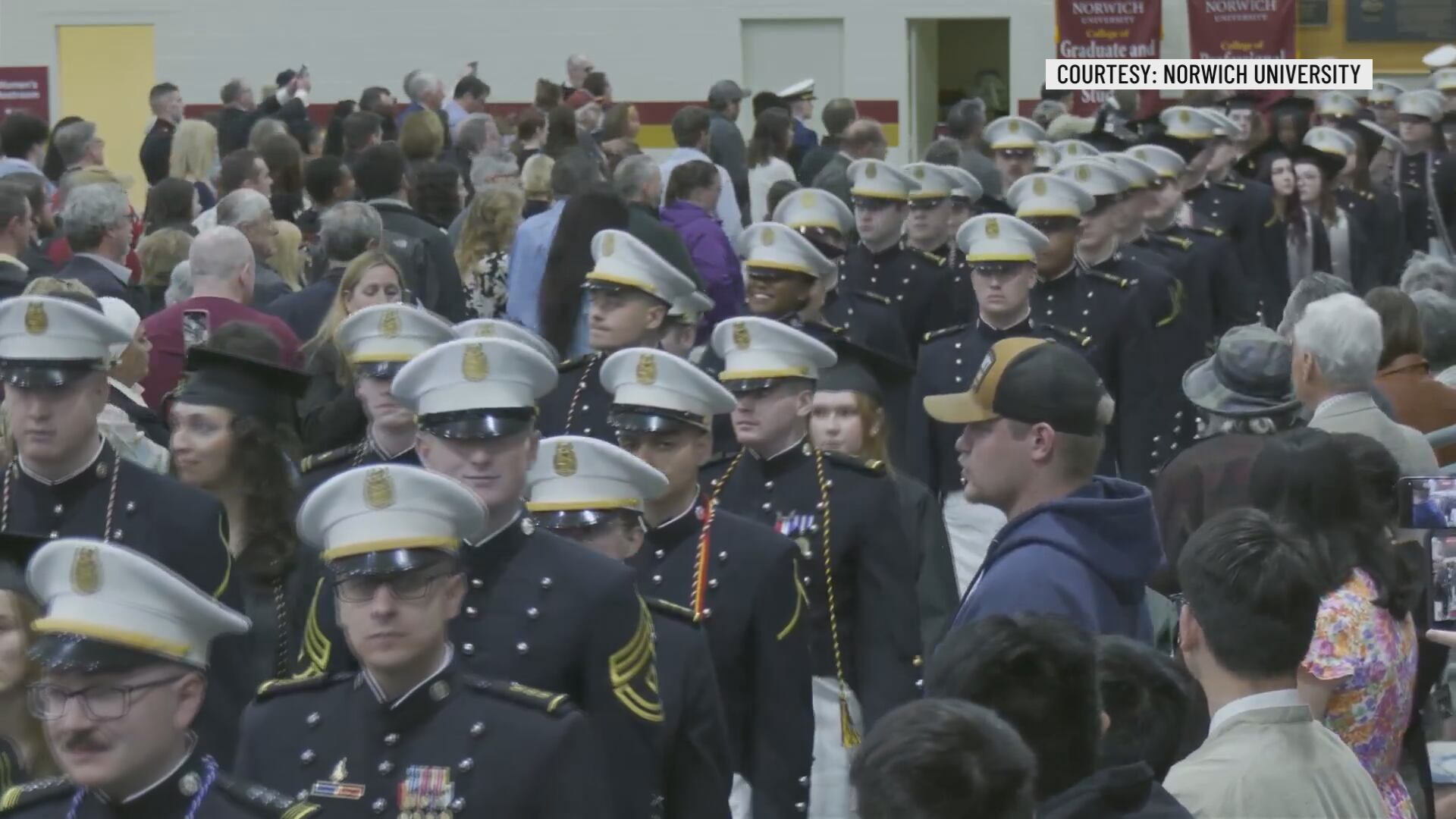 Norwich University holds commencement ceremony