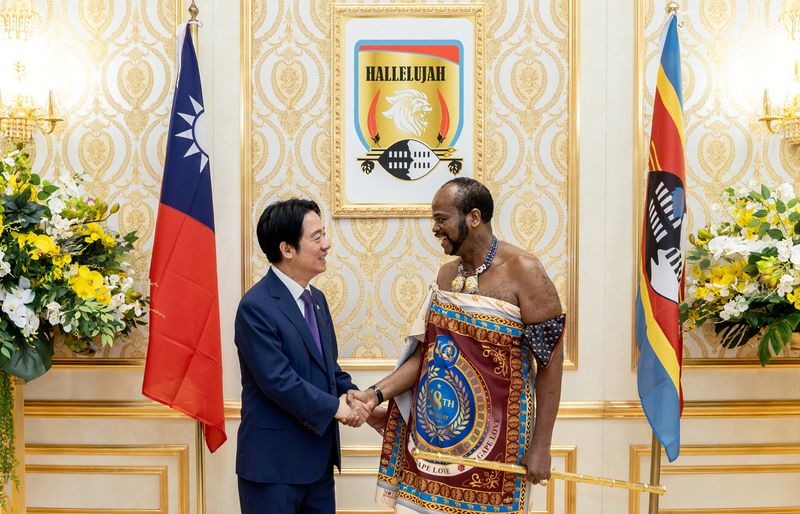Taiwan president defiant as begins Eswatini trip; China calls him a 'rat'
