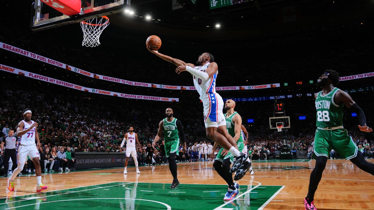 NBA playoffs 2026: Best moments from the Sixers' Game 7 win over Celtics