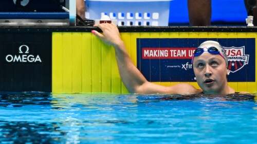 Gretchen Walsh breaks 100m butterfly world record for the 4th time