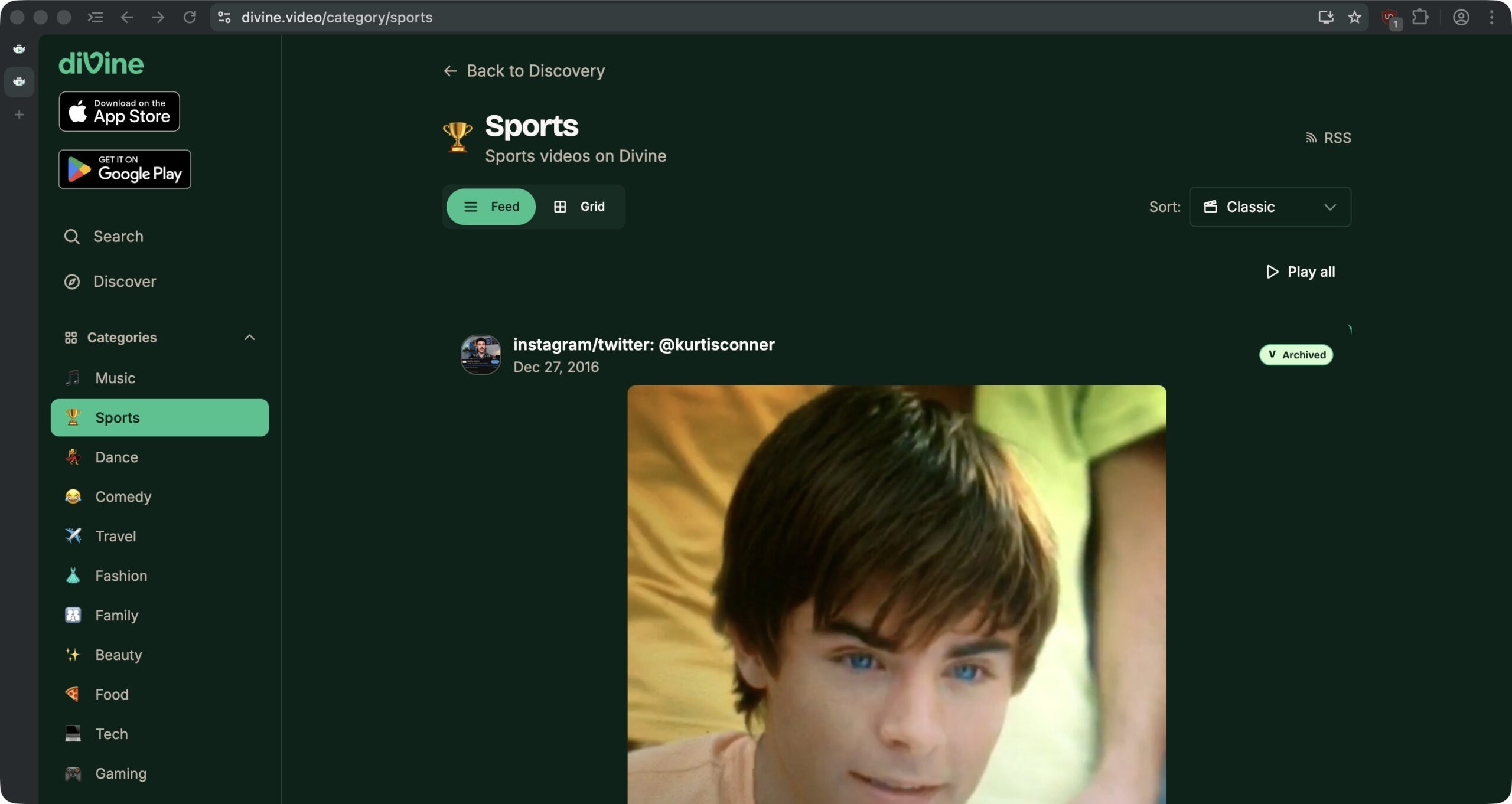 Internet’s favorite app Vine is back from the dead, and it’s called Divine