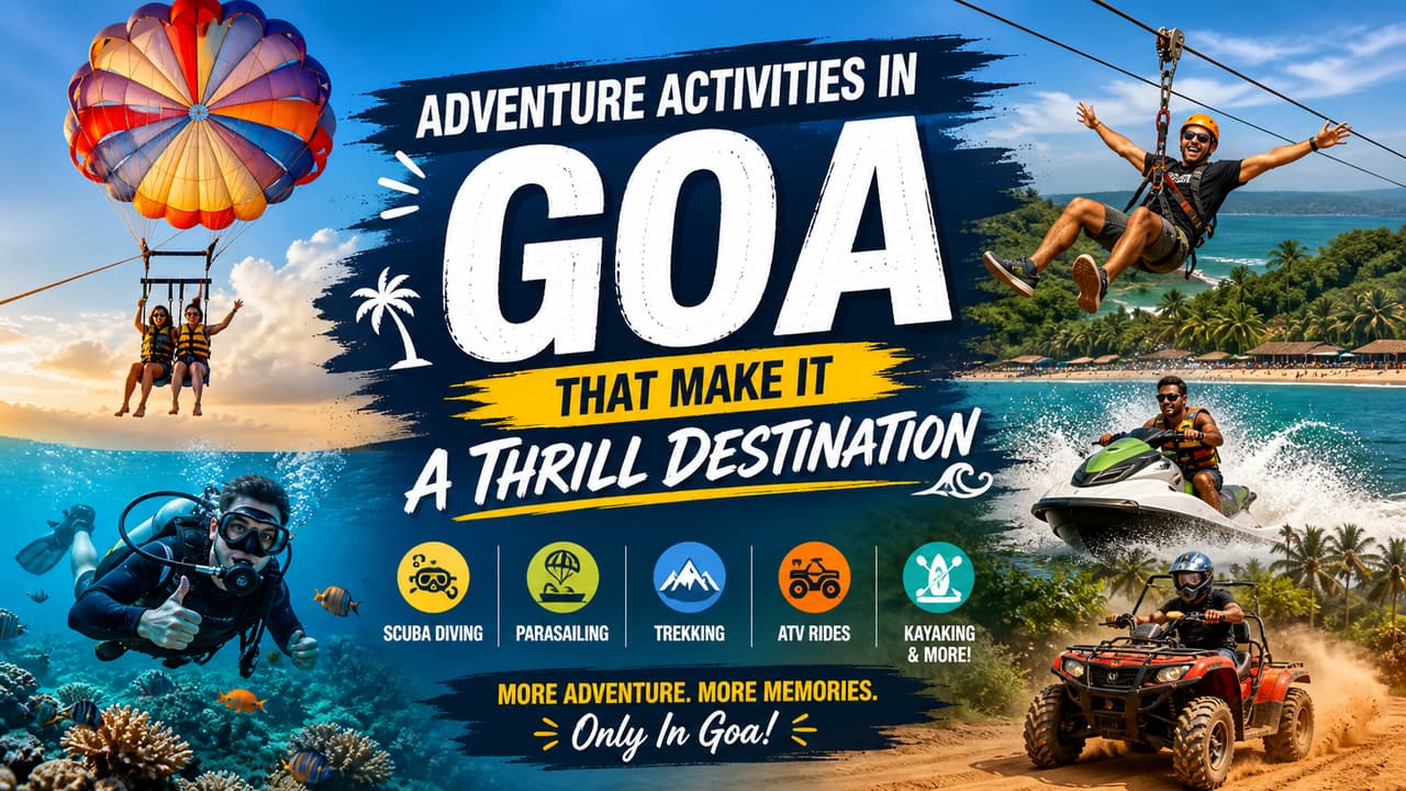 Top adventure activities in Goa that every thrill seeker must try once