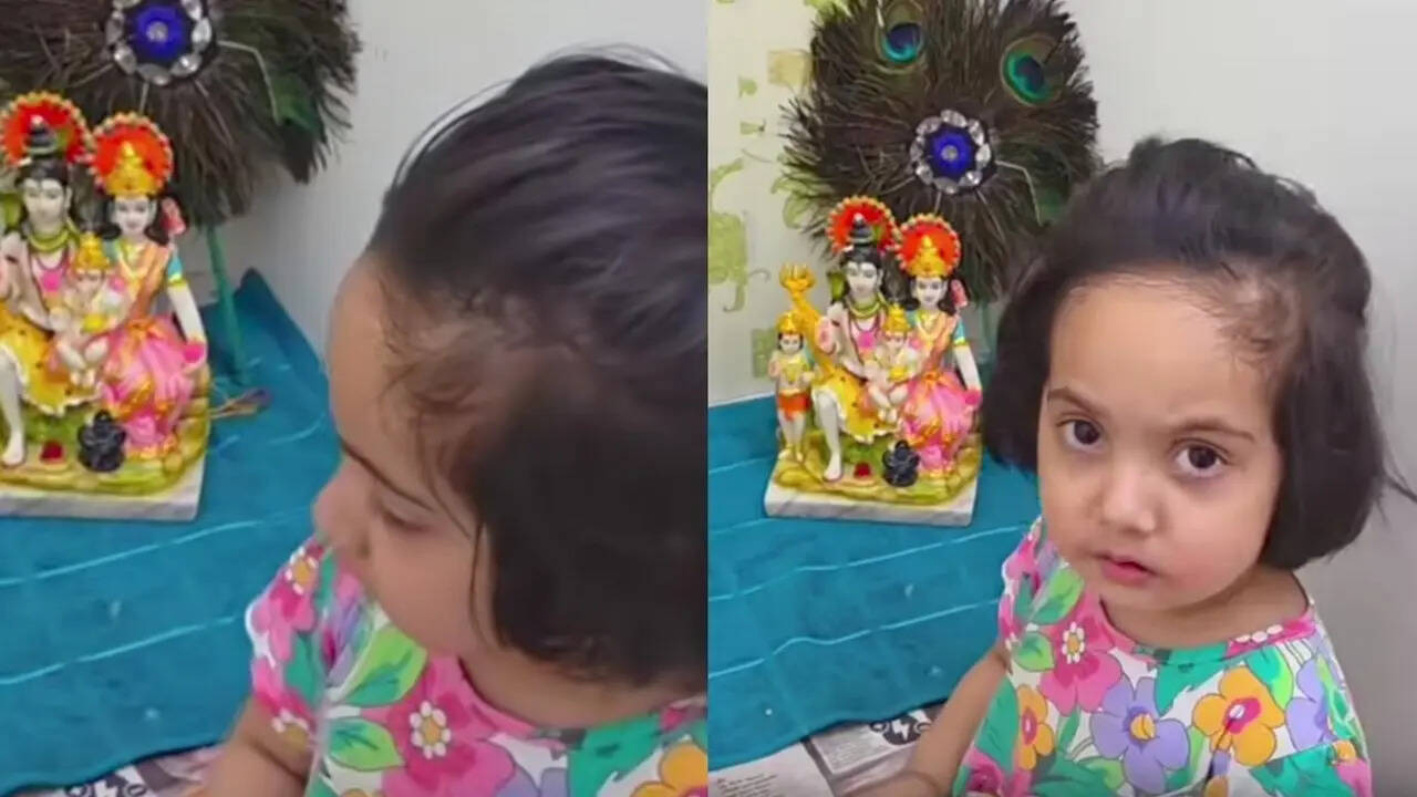 Bhagwan ji ate my toffee: Little girl's adorable logic wins hearts online
