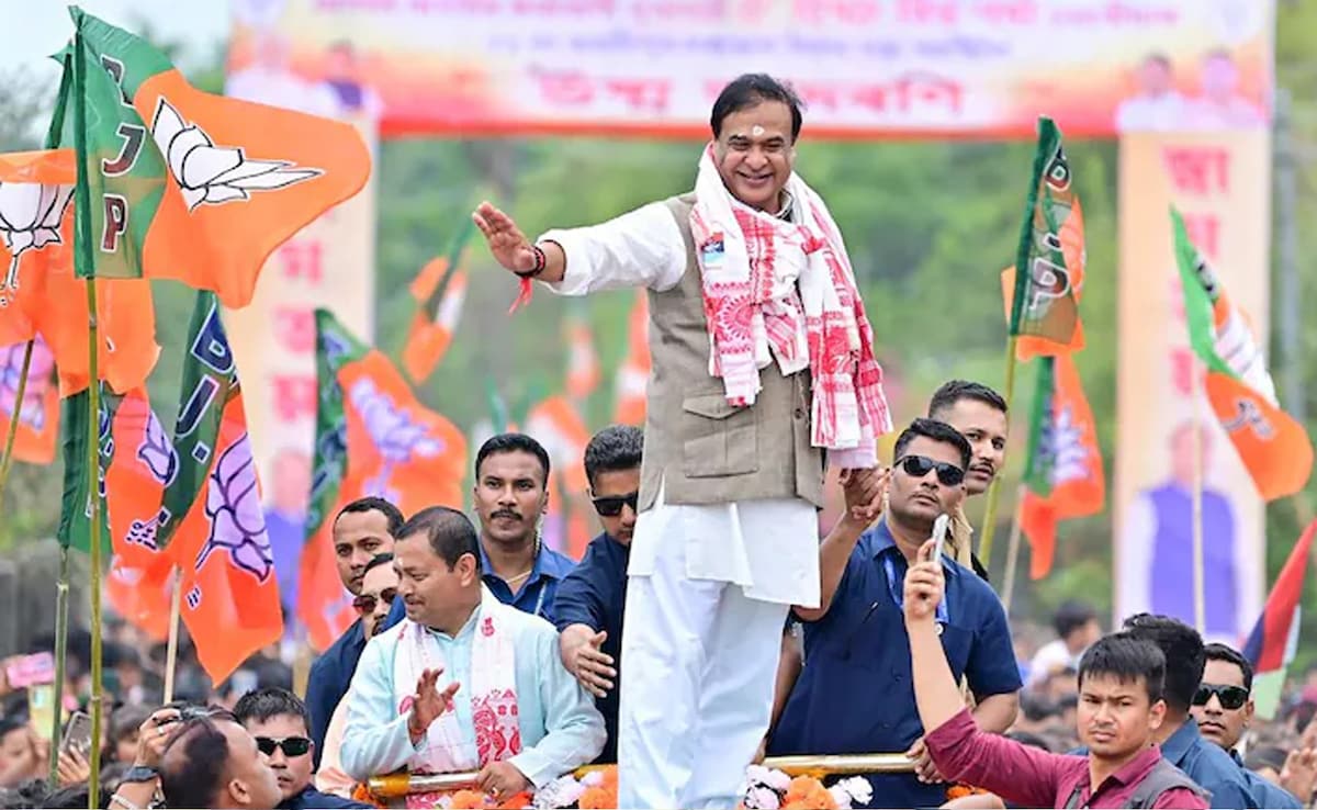 Ahead of counting, Assam BJP office gears up for 'victory' celebration