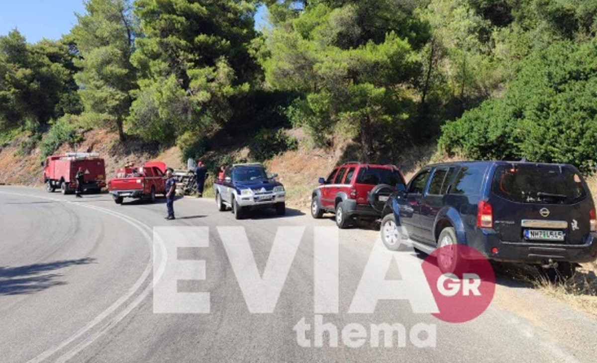 Εύβοια: Δύο ατυχήματα στο Πανόραμα – Εγκλωβισμός ηλικιωμένων