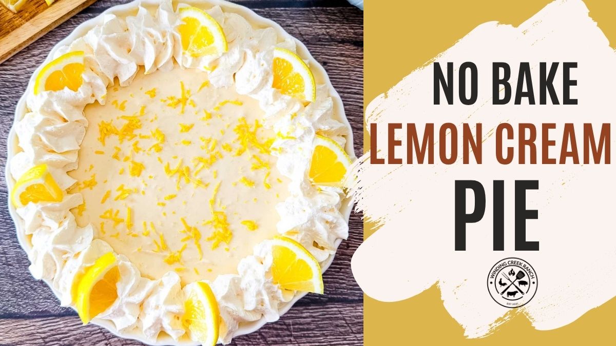 No-bake lemon cream pie - The perfect dessert for summer!