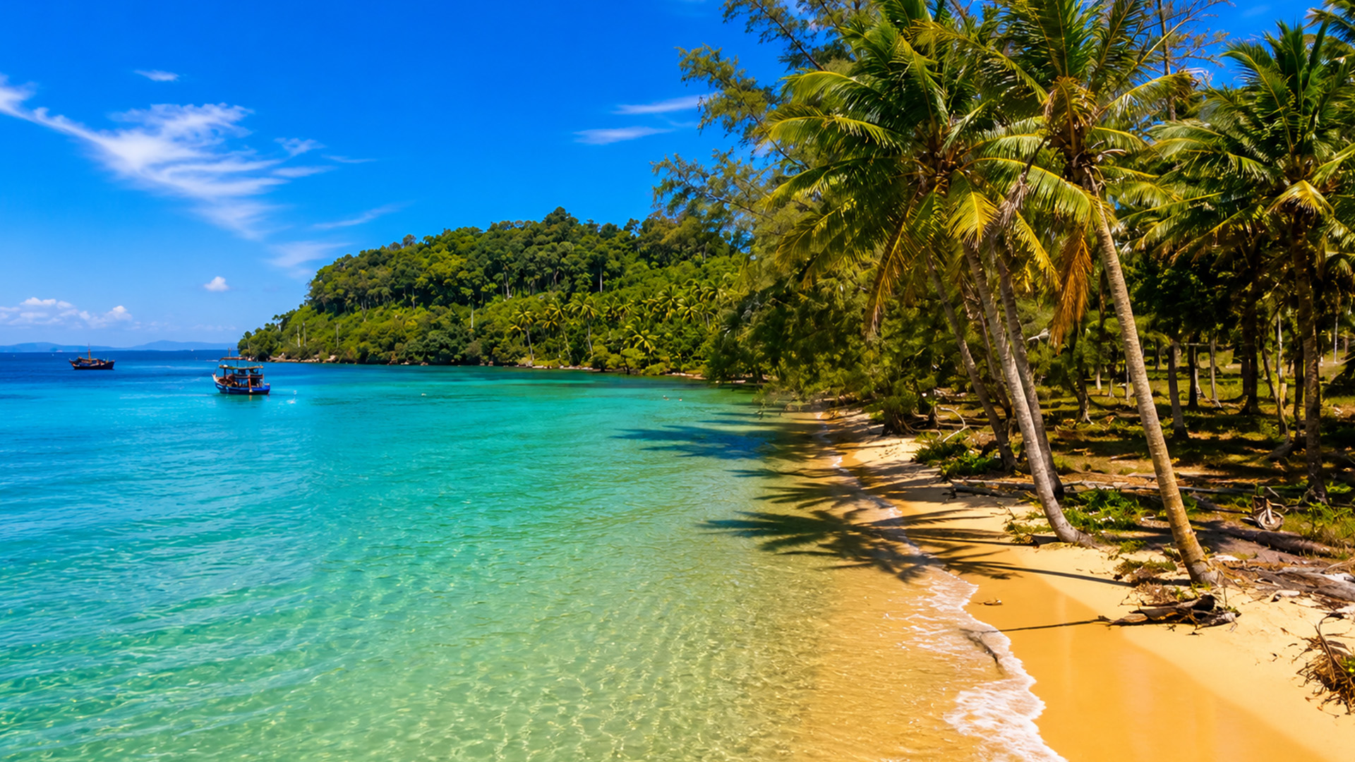 Why do travelers seek out this secluded beach?