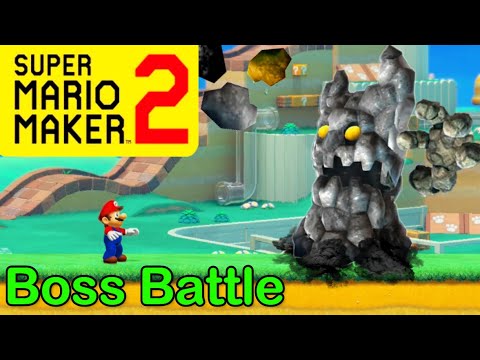 Creating a spooky Bouldergeist boss battle in Super Mario Maker 2