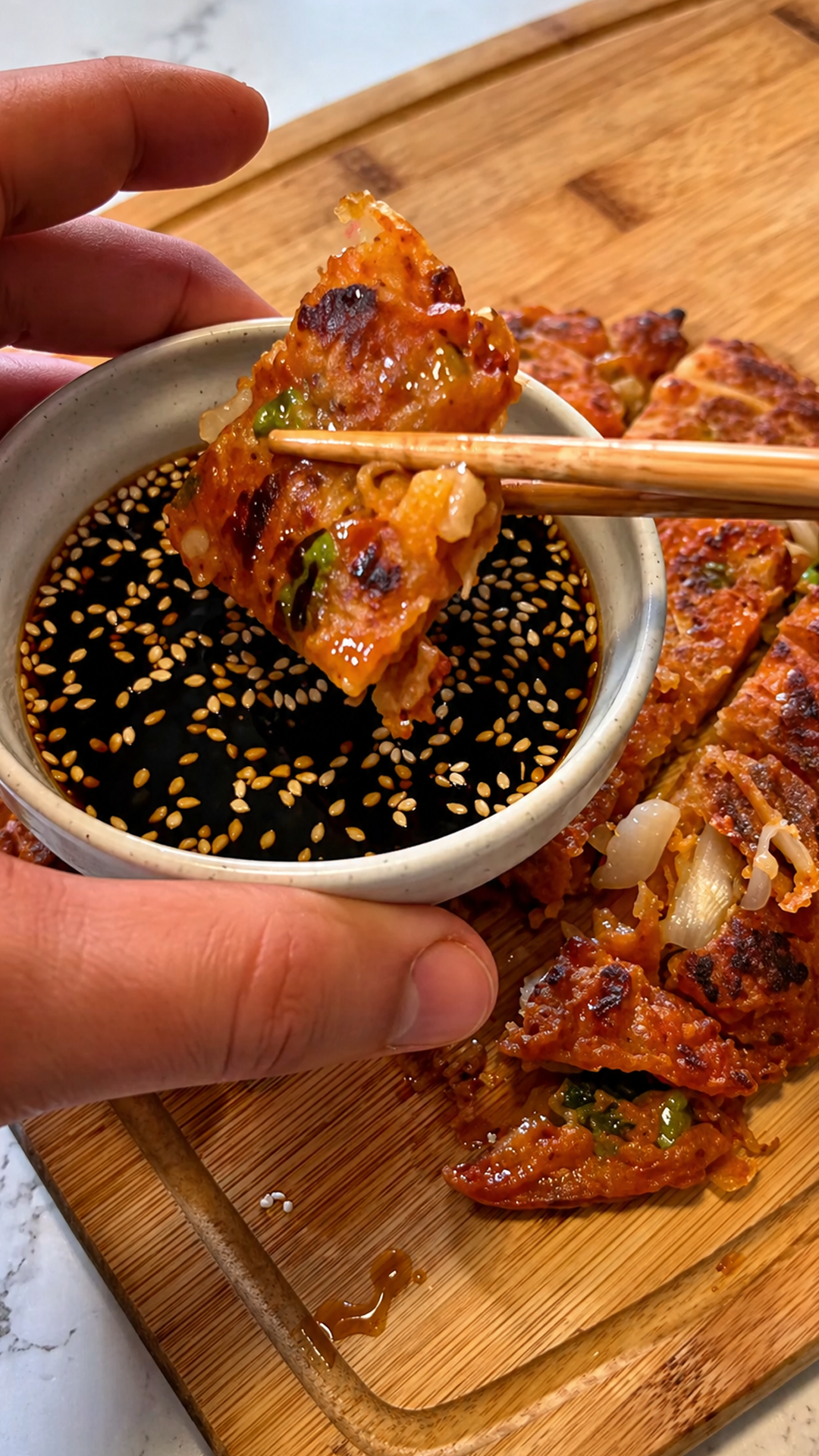 Authentic Korean kimchijeon made simple