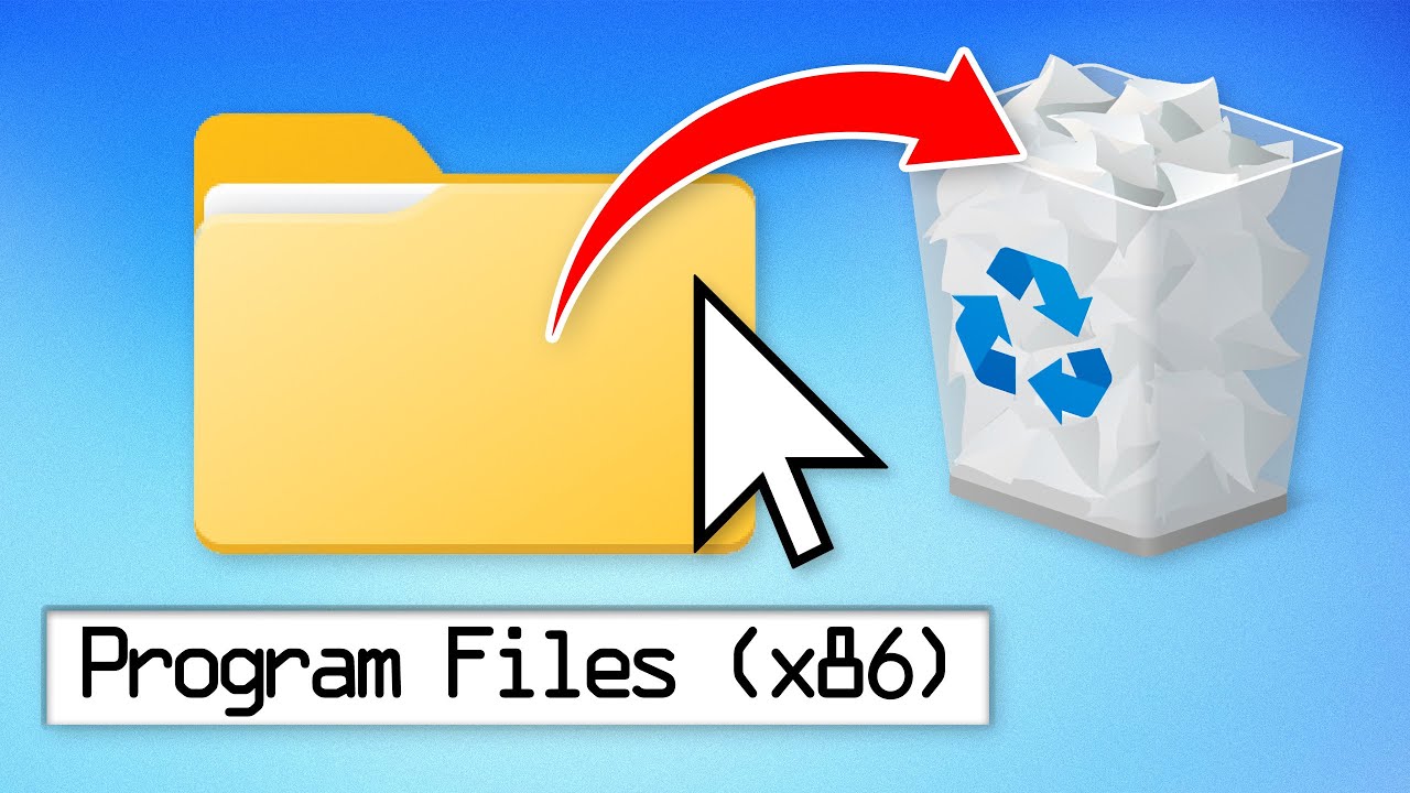 What happens if you delete the Windows Program Files folder