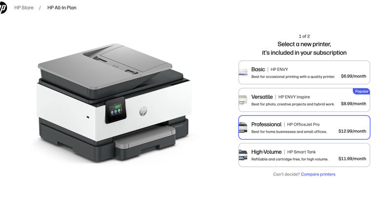 Should a print subscription be considered? I used HP’s All-In Plan for ...