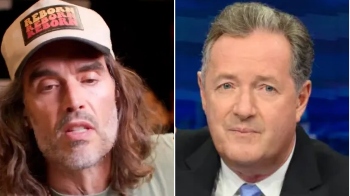 Russell Brand claims Piers Morgan interview was in 'weird location ...