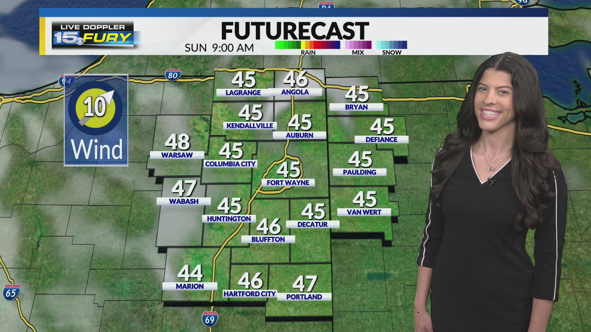 Cooler with a few showers