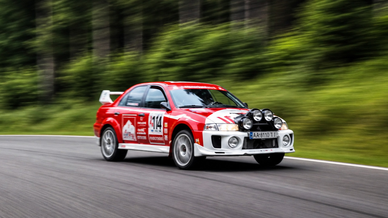 What happened during this Nürburgring run with EVO V