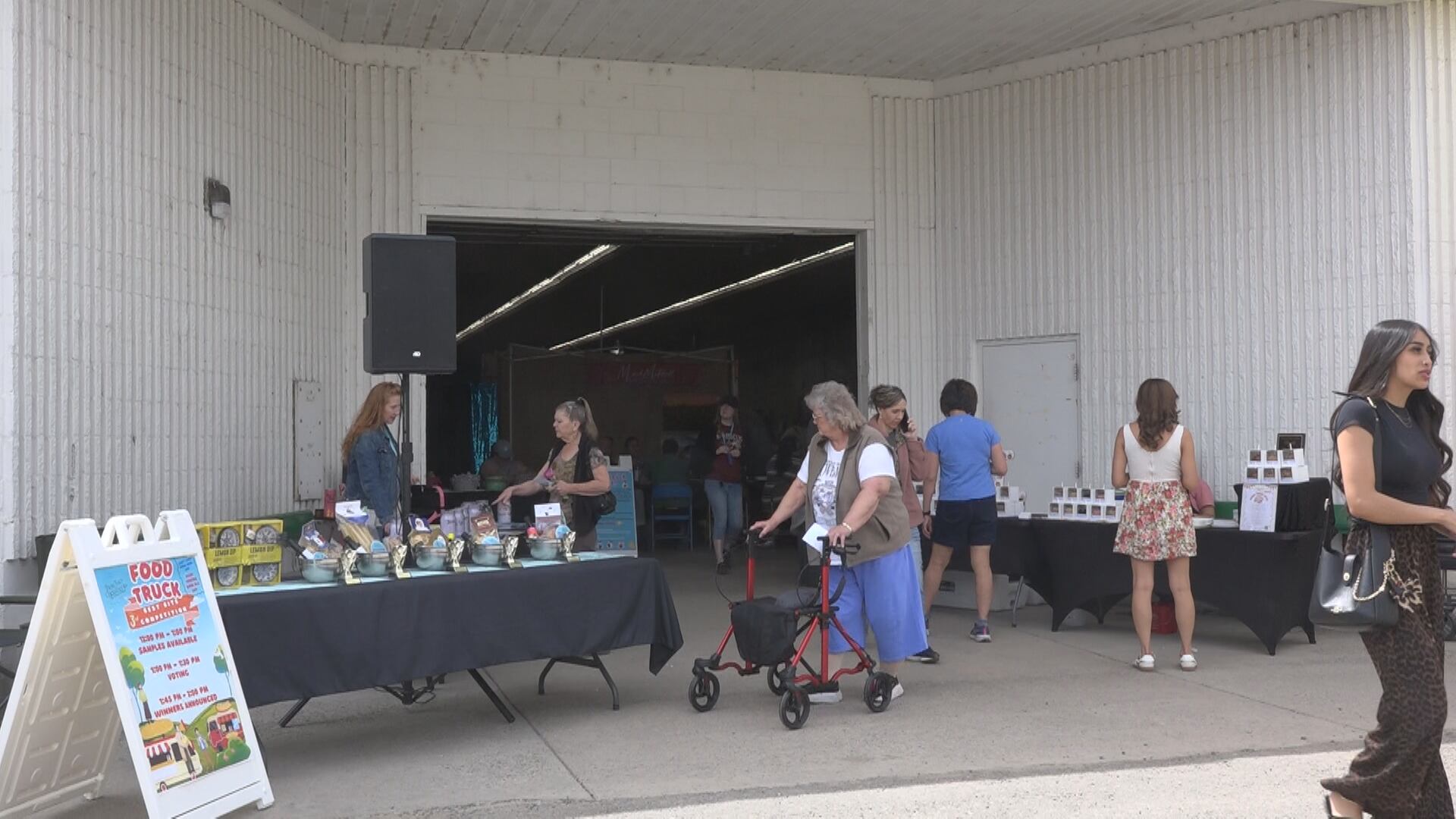 People come out for Mothers Day Market and Best Bites Competition