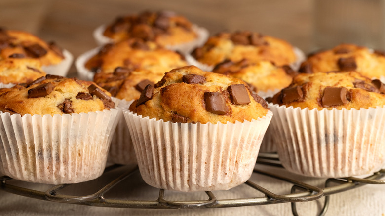 Classic banana chocolate chip muffins recipe