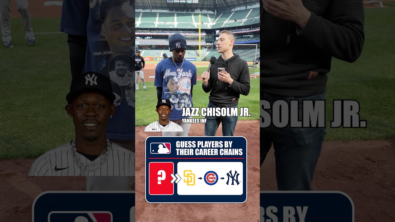Can Yankees star guess his teammates by their career chains?