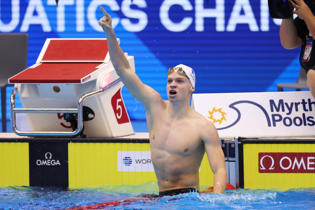 Why this rising swim talent is taking notes from Olympic champions Leon ...