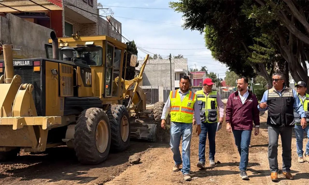 Puebla rehabilita bulevar Apulco en Bosques de Amalucan