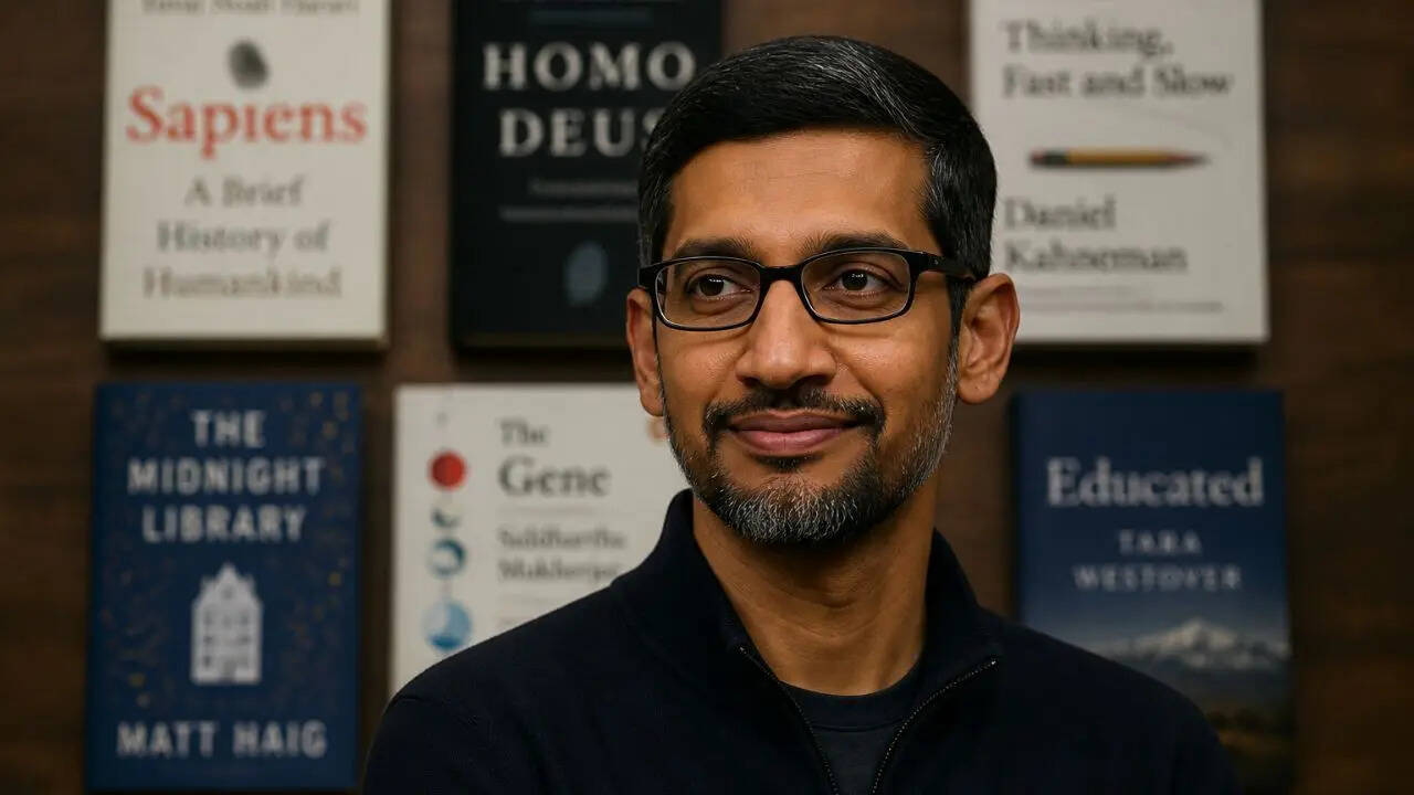 Sundar Pichai shares six books to sharpen thinking in 2026