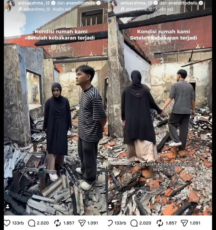 Anisa Rahma bagikan kondisi terkini rumahnya usai kebakaran, barang ...