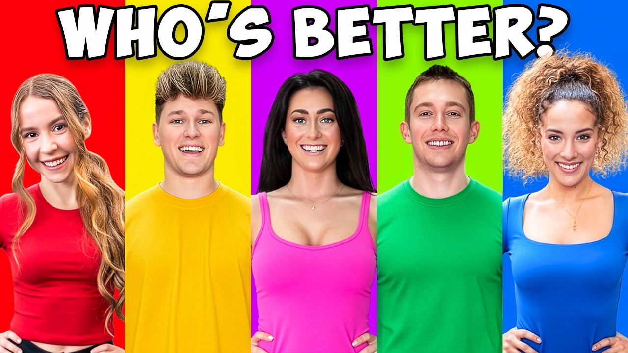 Popular YouTubers face off to see who dominates the gymnastics floor