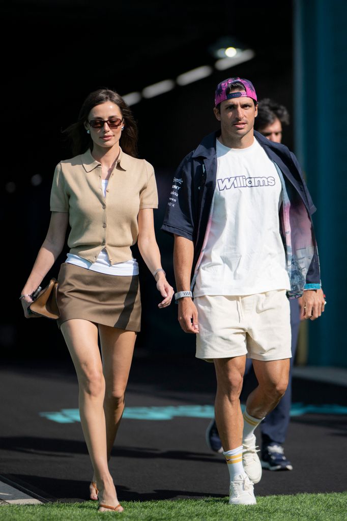 Rebecca Donaldson y Carlos Sainz, una pareja años 2000: ella con ...