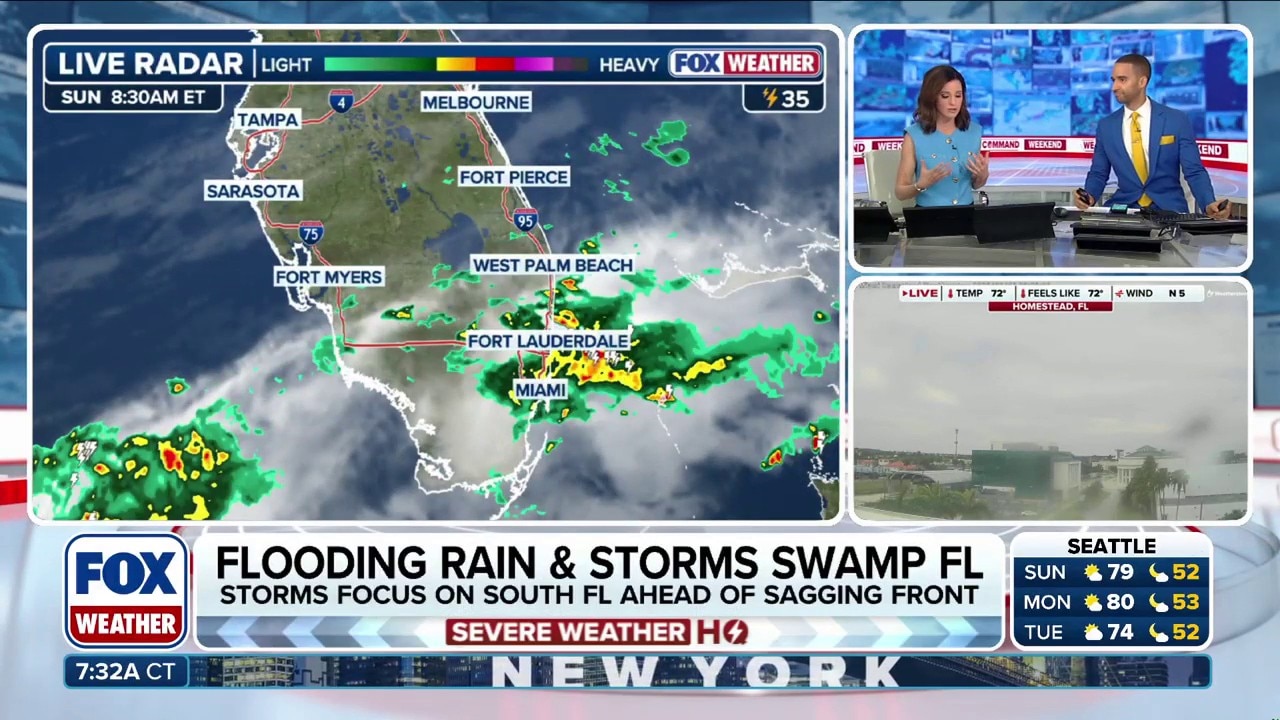 Cold front pushes south to drench parched South Florida with a flash ...