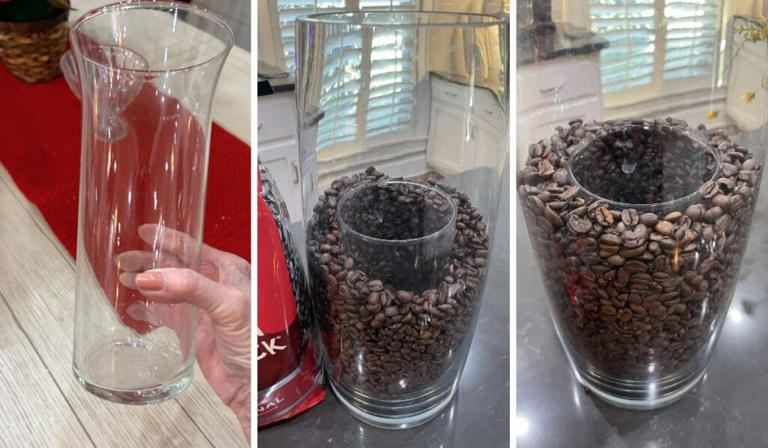 How to add lemon slices to a vase (and keep them in place)