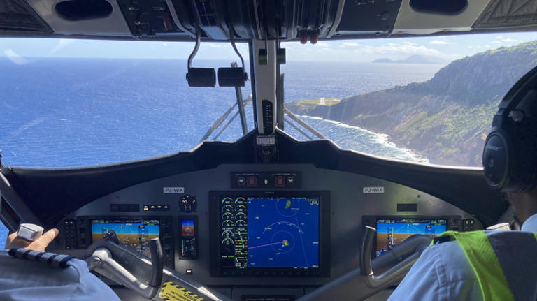 The Caribbean is home to the world's smallest commercial airport