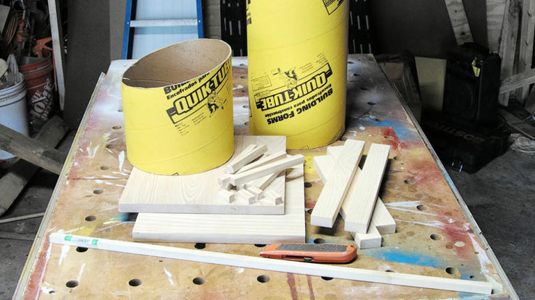 Turn ordinary wood and peanut butter into a DIY bird feeder birds can't ...