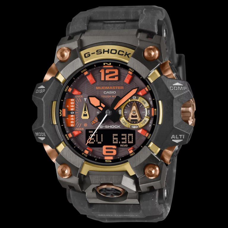 Casio launches Mudmaster GWG-B1000MG-1A9 watch with magma-inspired design