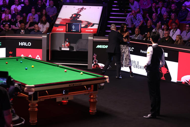 World Snooker Championship final interrupted by protester