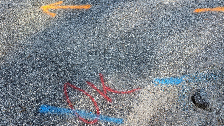 What to do if you find blue utility markings on your curb