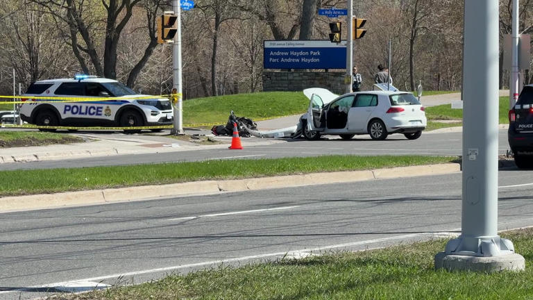 Motorcyclist in serious condition after collision with car in Ottawa's ...