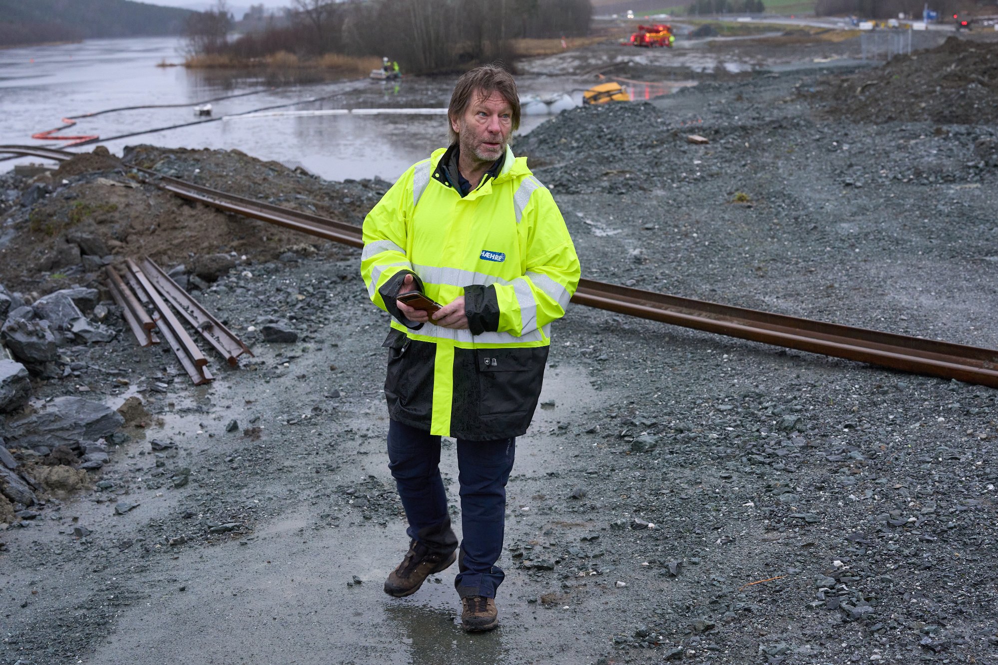 Unike bilder: Her kjører Mats-Ola ut i raset
