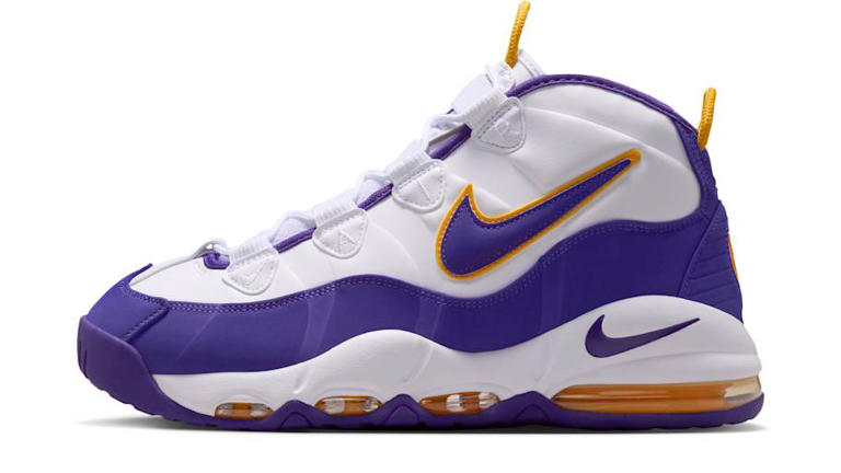 Derek Fisher's Nike Air Max Uptempo returns in Lakers colors