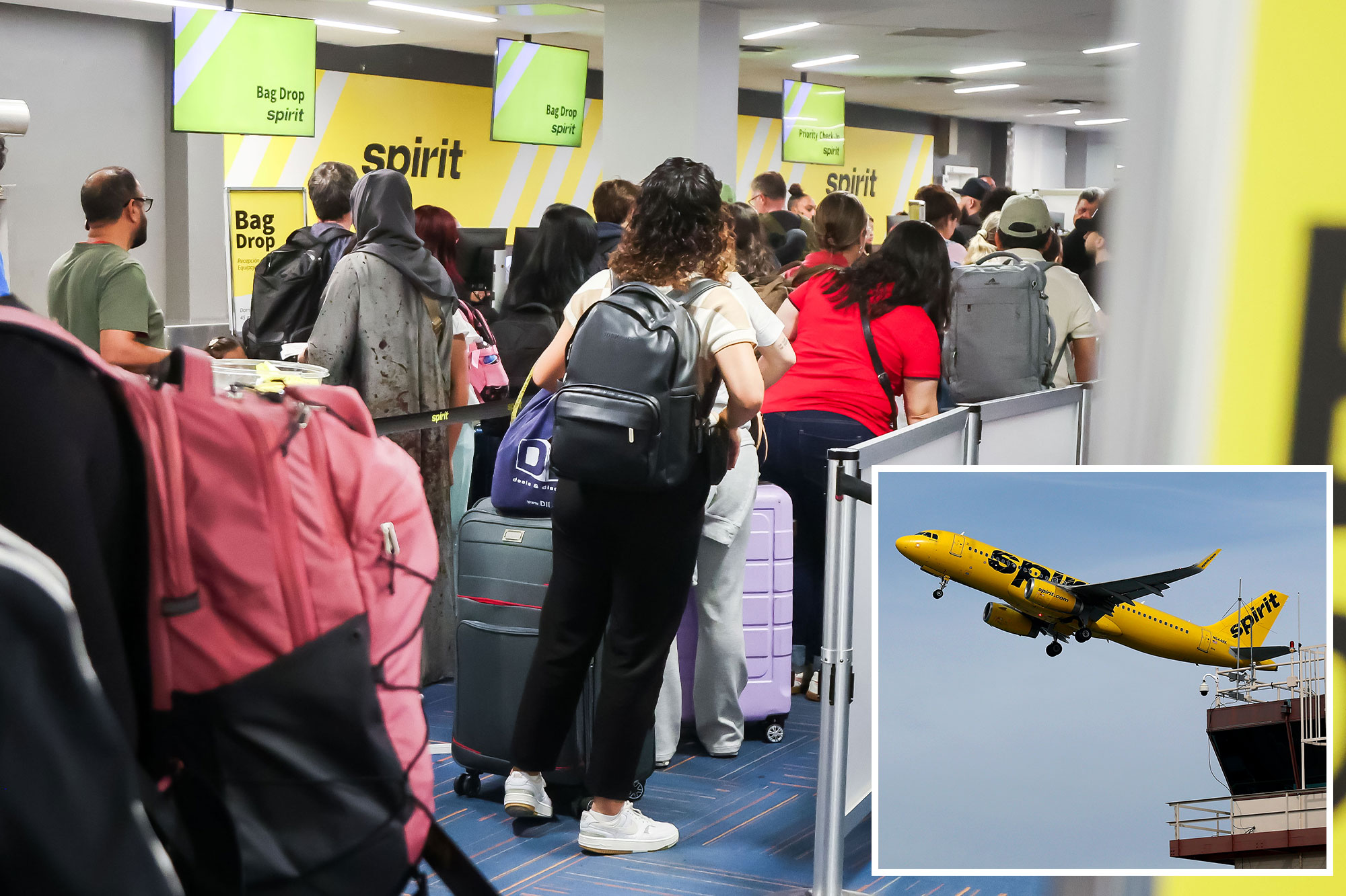 Spirit Airlines shutdown sparks pandemonium at LAX as flyers left ...
