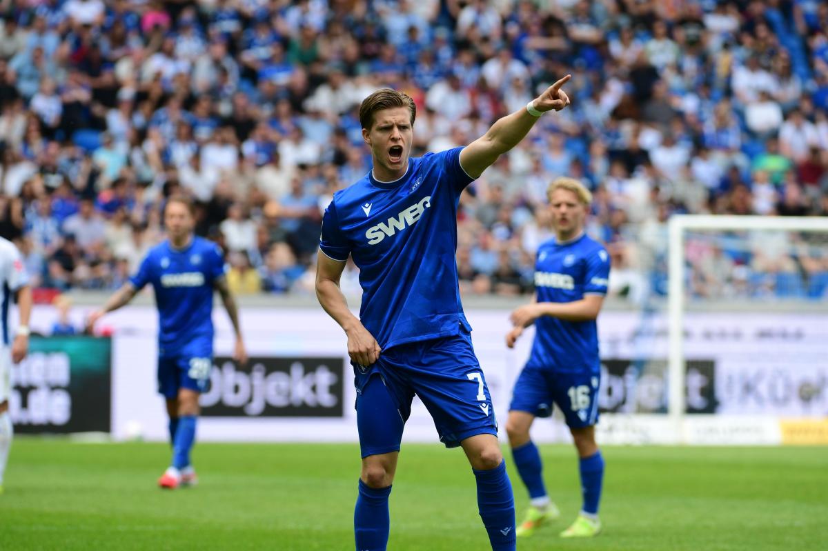 Fukuda trifft ins Glück: KSC vermasselt Darmstadt letzte ...