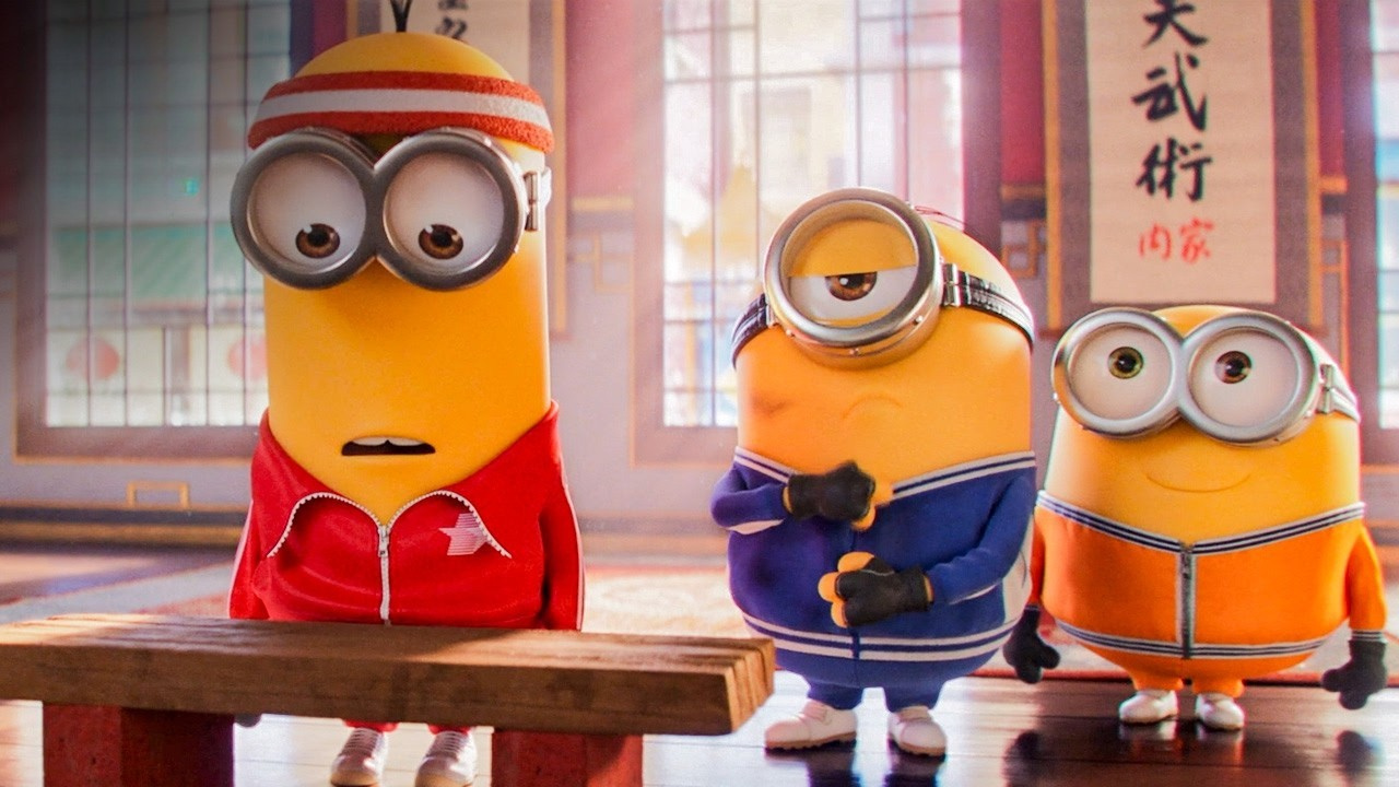 The Minions epic kung fu training, Minions The Rise of Gru