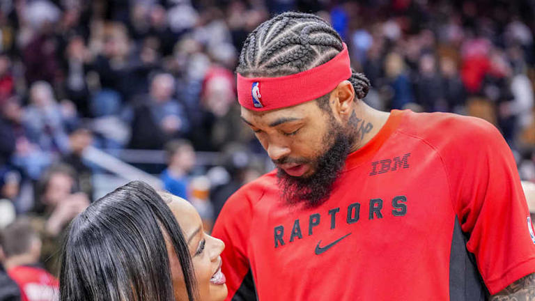GloRilla rocks green romper before boyfriend Brandon Ingram's Raptors ...