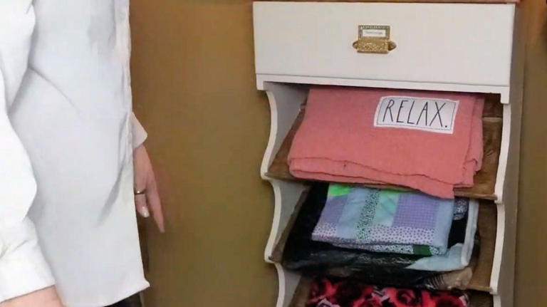 Stop hiding your blankets: Keep them organized in a beautiful antique ...
