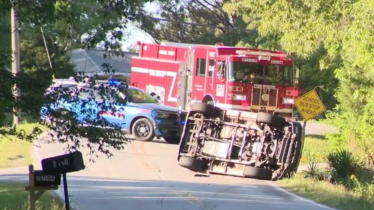 5-year-old child killed in Carroll County rollover crash