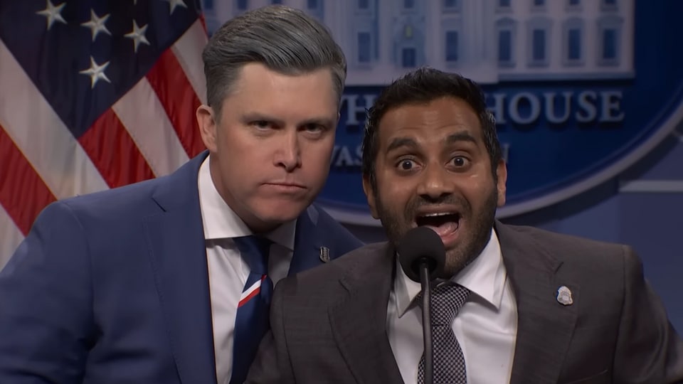 Aziz Ansari stuns SNL viewers with surprise Kash Patel role in sharp ...